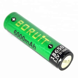Buy Boruit Battery 6000mah 3.7v Rechargeable 18650 Li-ion Batteries ...