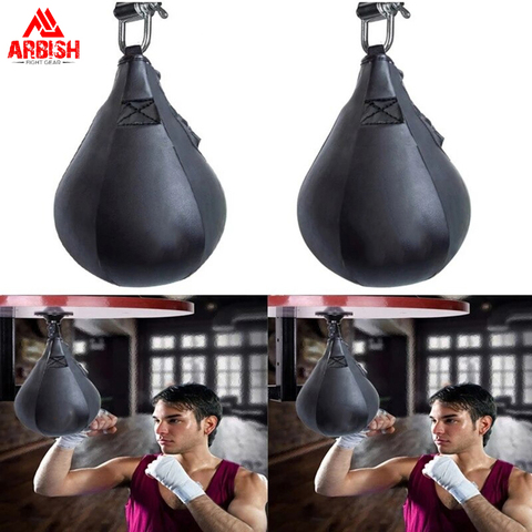 Buy Boxing Pear Shape Pu Speed Ball Swivel Punch Bag Punching Exercise ...