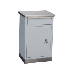 Buy C-87 Stainless Steel Surface And Base Bedside Cabinet Steel Locker ...