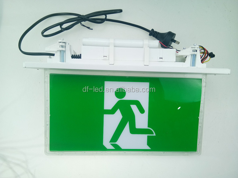 Buy Ceiling Recessed Mounted Led Emergency Light Exit Sign Led ...