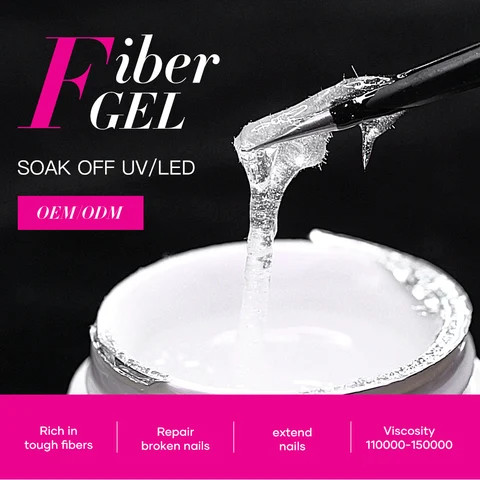 Buy Clear Color Fiber Gel Extension Wholesale Uv Nail Construction ...