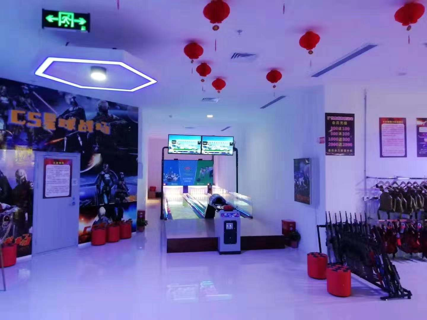 Buy Coin Operated Residential Bowling Alley Projector Type Mini Bowling ...