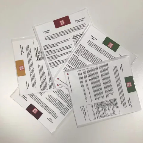 Buy Custom Kiss Cut Paper Labels Printing Waterproof Adhesive Food ...