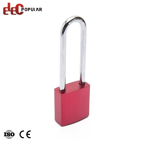 Buy Custom Red 76mm Aluminum Shackle Safety Lockout Padlock from ...