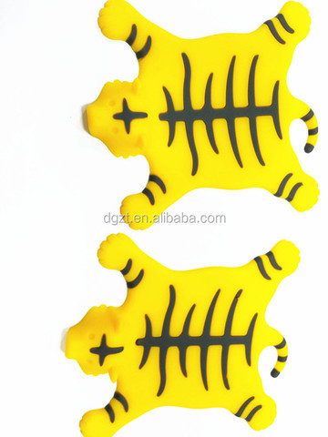 Buy Custom Two Color Animal Shape Silicone Cup Mat Coaster from ...