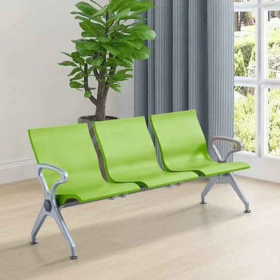 Buy Customer Waiting Bench Pu Aluminum Airport Seating Hospital Clinic ...
