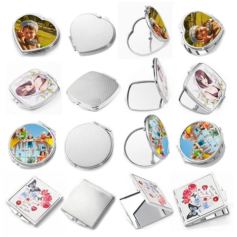 Buy Customized Logo Metal Pocket Mirror Custom Promotion Gift Make Up ...