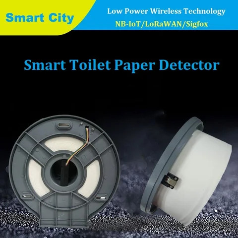 Buy Df400 Smart Toilet Paper Level Sensor Nb-iot Level Sensor Toilet Roll Paper Dispenser And ...