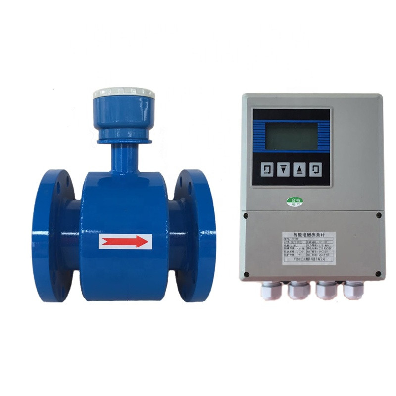 Buy Digital Electromagnetic 8 Inch Water Flow Meter from Tianjin ...