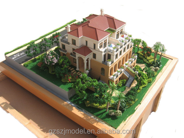 Buy Duplex Villa House Model Making, Scale:1:75 Building Model from ...