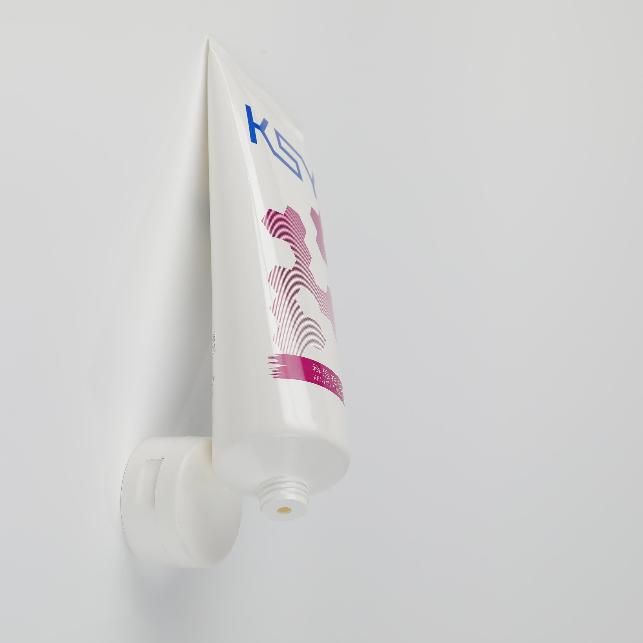 Buy Empty 100ml Clear Plastic Tube Face Wash Cream Soft Tubes Packaging ...