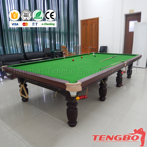 Buy English Style Natural Slate 9ft 12ft Snooker Billiard Table from ...