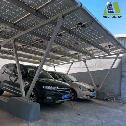Buy Full Cable Management Solar Car Parking Lot Carpark Carport With ...