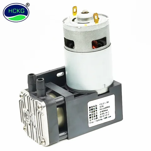Buy Hckg Custom Oil-free 12/24v Dc Brush Micro Piston Air Pump For Auto ...