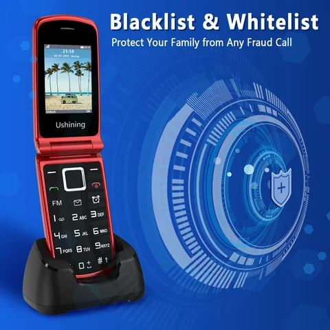 Buy High Quality 4g Feature Phone 1.77+2.4 Dual Screen Lte Flip Phone ...