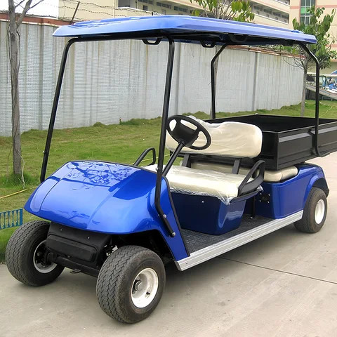 Buy High Quality Electric Cargo Golf Cart Refitting 2 Seats Electric ...