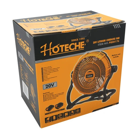 Buy Hoteche 20v Li-ion Cordless Fan Power Tools Lithium Tools from ...