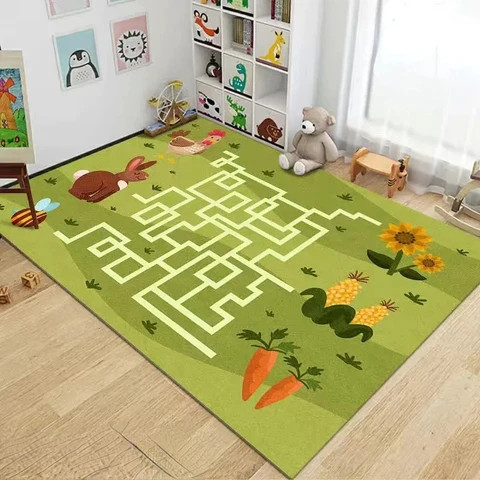 Buy Kids Climbing Mat City Traffic Maze Carpet Puzzle Game Crawling Mat ...