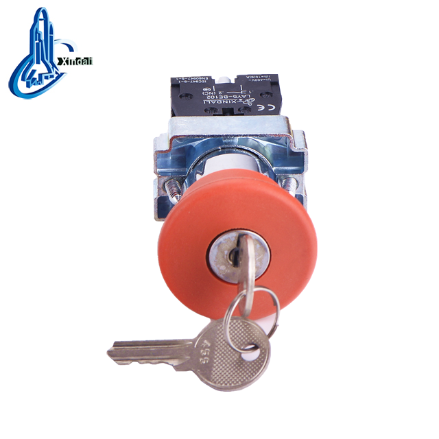 Buy Lay5-bs142 Switchlock Emergency Stop Push Button Switch With Key ...