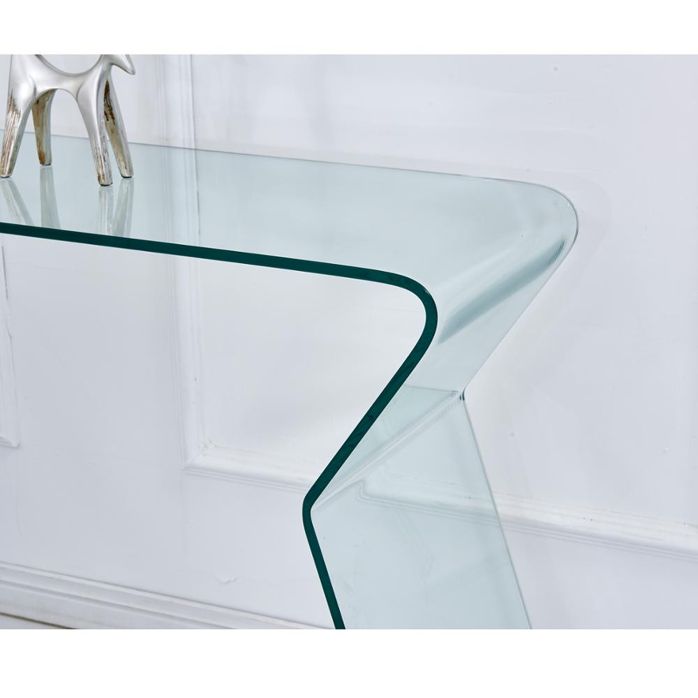 Buy Living Room Furniture Transparent Console Table Narrow Side Long ...