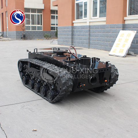 Buy Lkt1500 Military Remote Control Robot Track Chassis Rubber Crawler ...