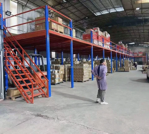 Buy Mezzanine Floor Attic Loft Warehouse Racking Pallet Shelf Shelves ...