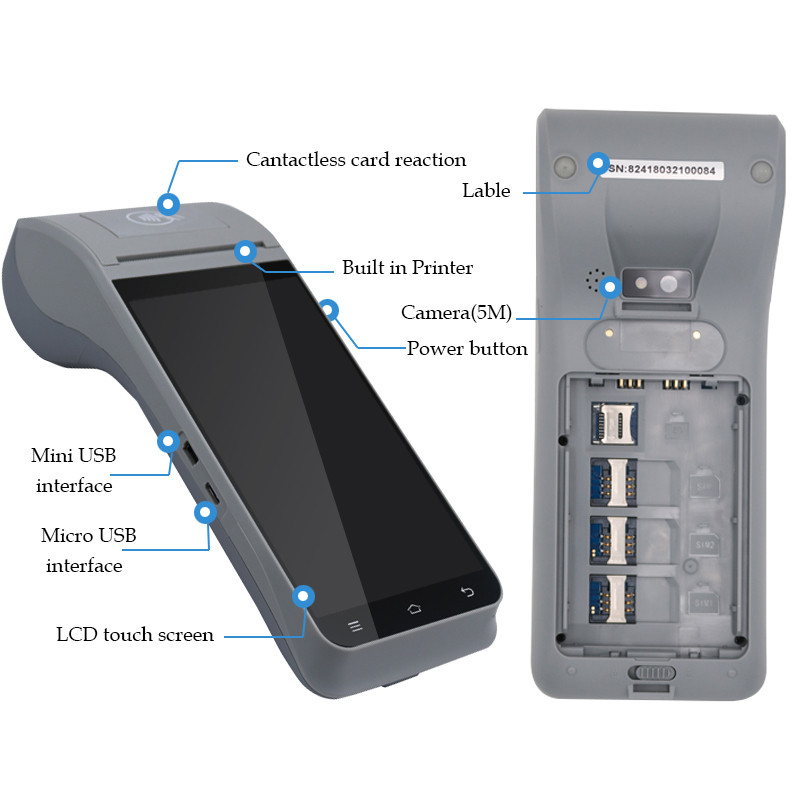 Buy Micro Touch Screen Android Pos Terminal With Printer Pos Systems ...