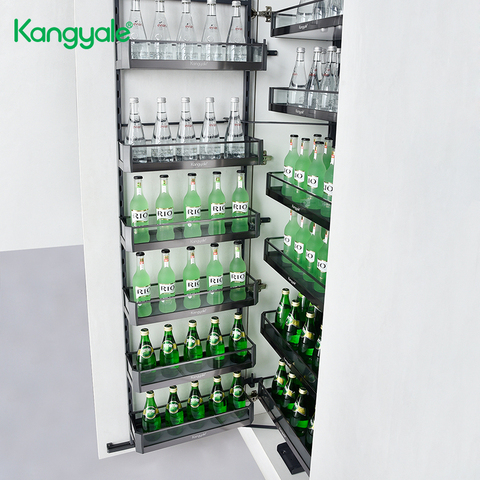 Buy Modern Style Kitchen Cabinet Storage Tall Unit Basket Wine Drinks ...