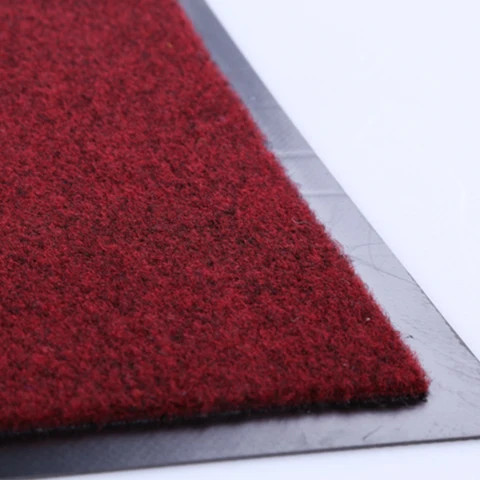 Buy Polyester Velour Plain Carpet Embossed Logo Commercial Entrance ...