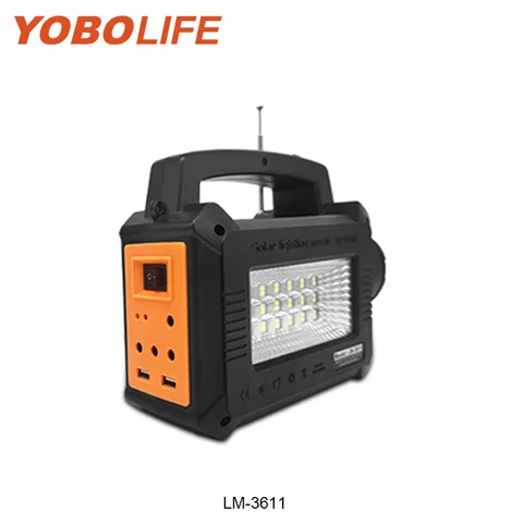 Buy Popular Design Yobolife Lm 3611 Solar Lighting System With Three ...
