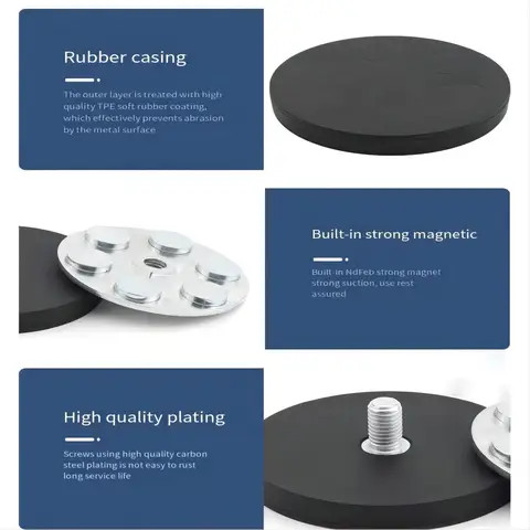 Buy Pot Magnetic Materials Led Base Fastener Holding Powerful Neodymium ...