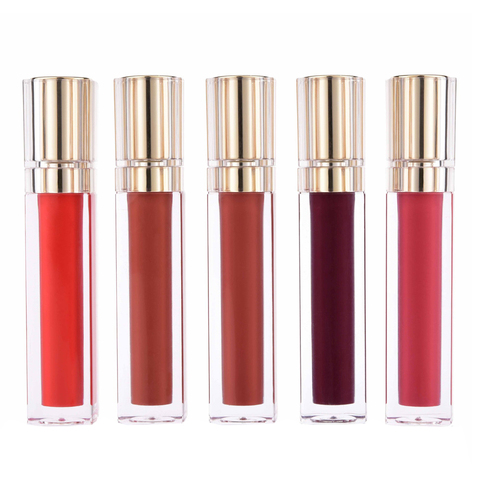 Buy Private Label Cosmetics 45 Colors Lip Gloss Tube Moisture Shiny ...