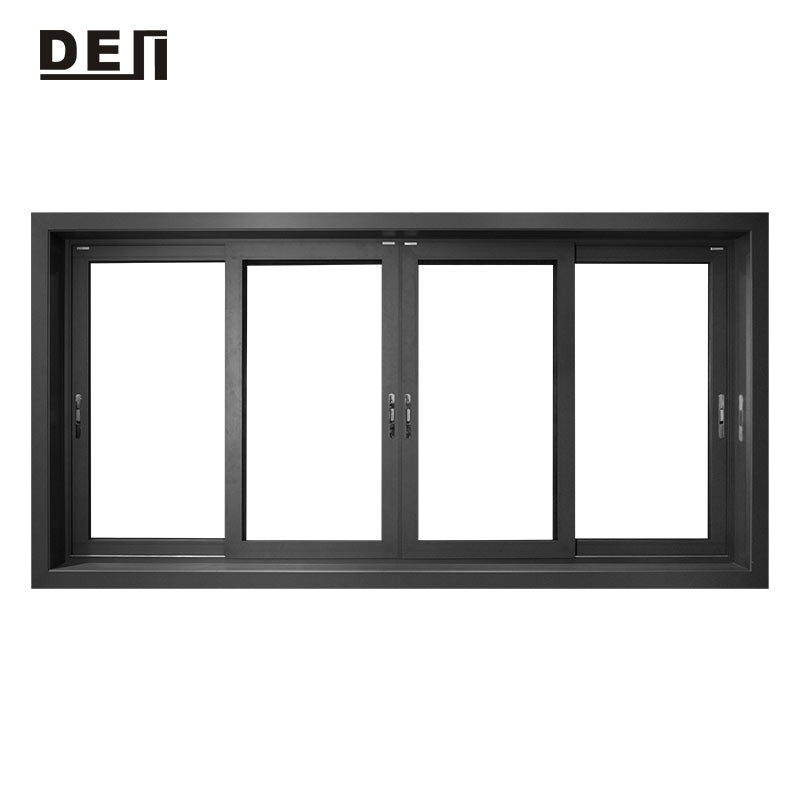 Buy Replacement Modern House Window Bullet Proof Aluminum Sliding Glass ...