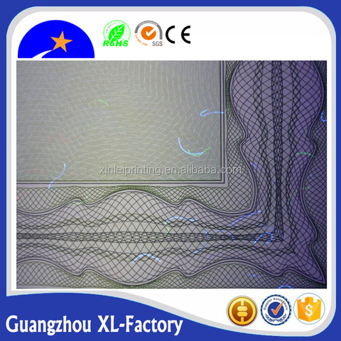 Buy Security Watermark Papers With Fiber And Metal Strip from Foshan ...