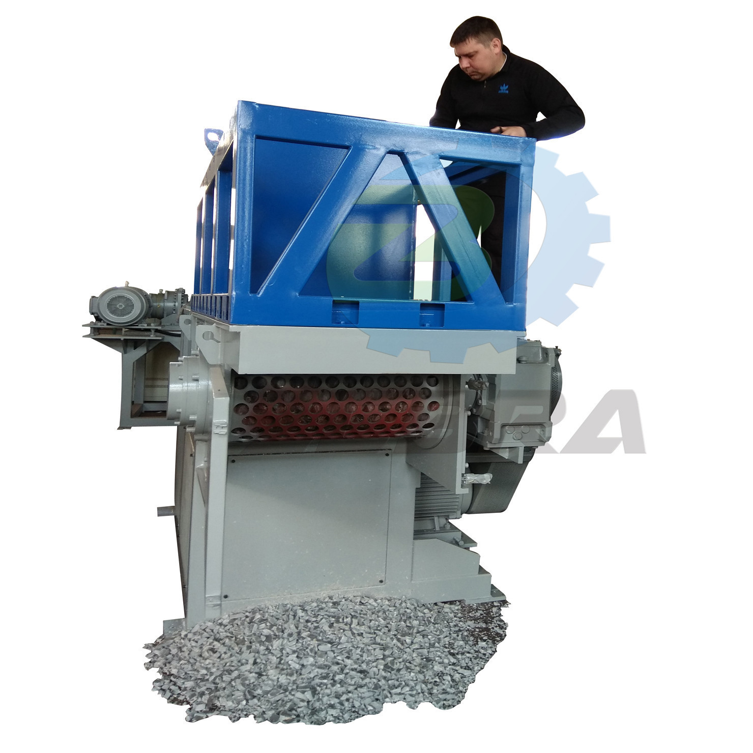 Buy Single Shaft Fiberglass Shredder/ Glass Fibre Shredding Machine ...