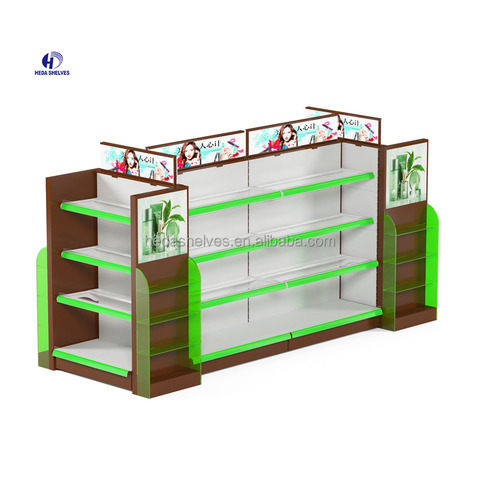 Buy Supermarket Racking And Shelving Black Store Shelves Retail Display ...