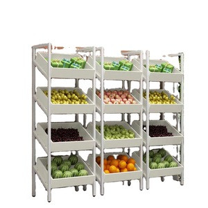 Buy Tmj-2538 Custom Supermarket Wall Mounted Wood Metal Fruit Vegetable ...