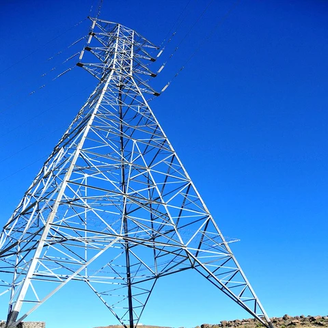 Buy Various Voltage Steel Lattice Angular Tower 13.2kv To 1100kv For ...