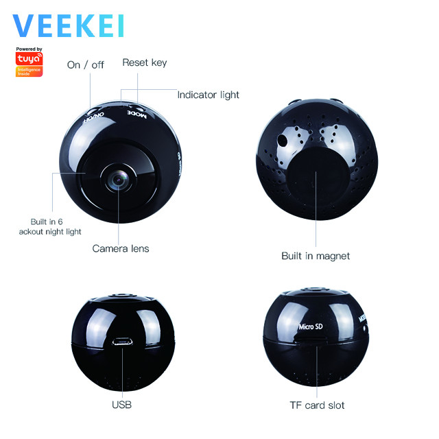 Buy Veekei Hidden Infrared Night Vision Monitor Mini Wifi Cctv Camera ...