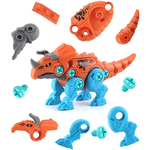 Buy Zg Educational Assembly Dinosaur Toy 4 Styles Diy Drilling Screw ...