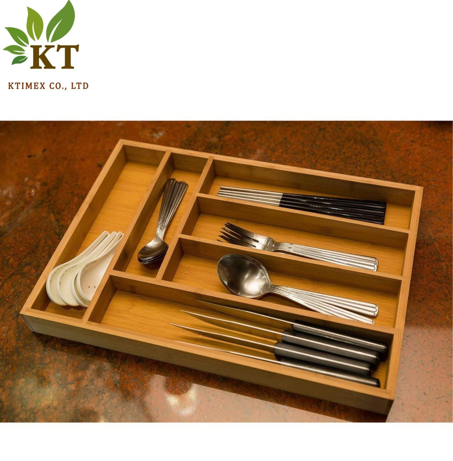 Buy Wooden Spoon And Fork Divider Tray from KTIMEX CO.,LTD, Vietnam ...