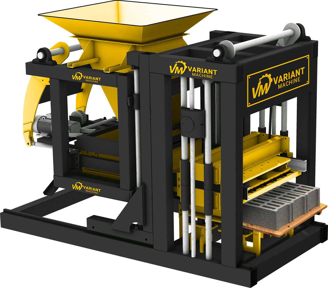 Buy Concrete Block, Paver And Curbstone Making Machine(set) from ...