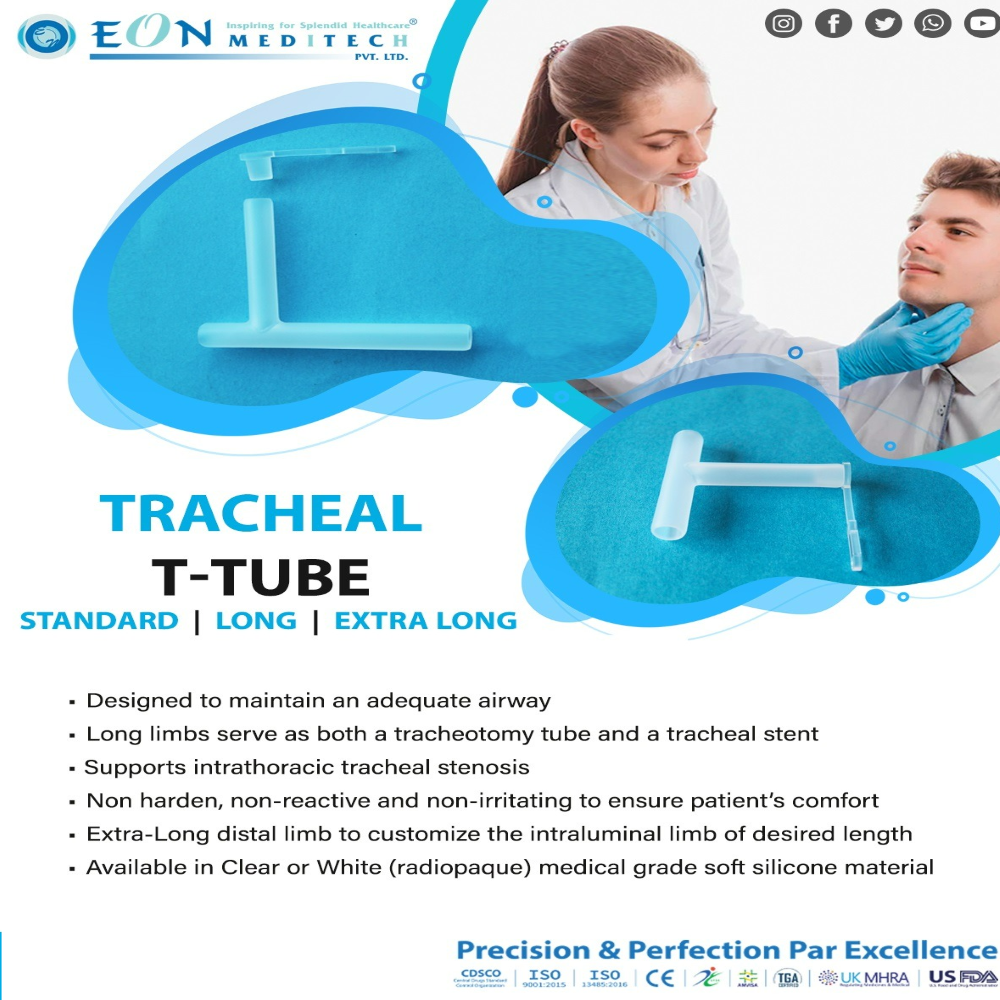 Buy Tracheal T-tube from Eon Meditech Pvt. Ltd., India | Tradewheel.com