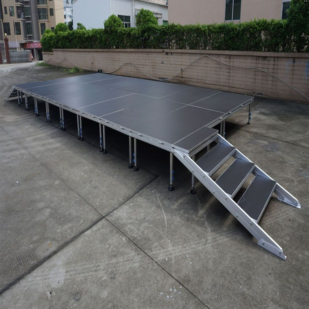 Buy A;uminum Stage Platform With 4 Adjustable Height Legs For Sale from ...
