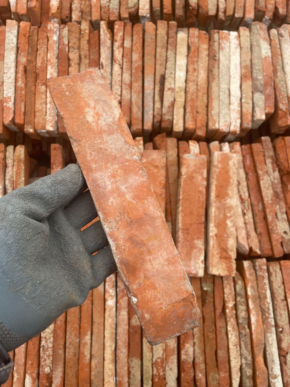 Buy Antique Red Brick Slips | Reclaimed Clay Veneers For Walls ...