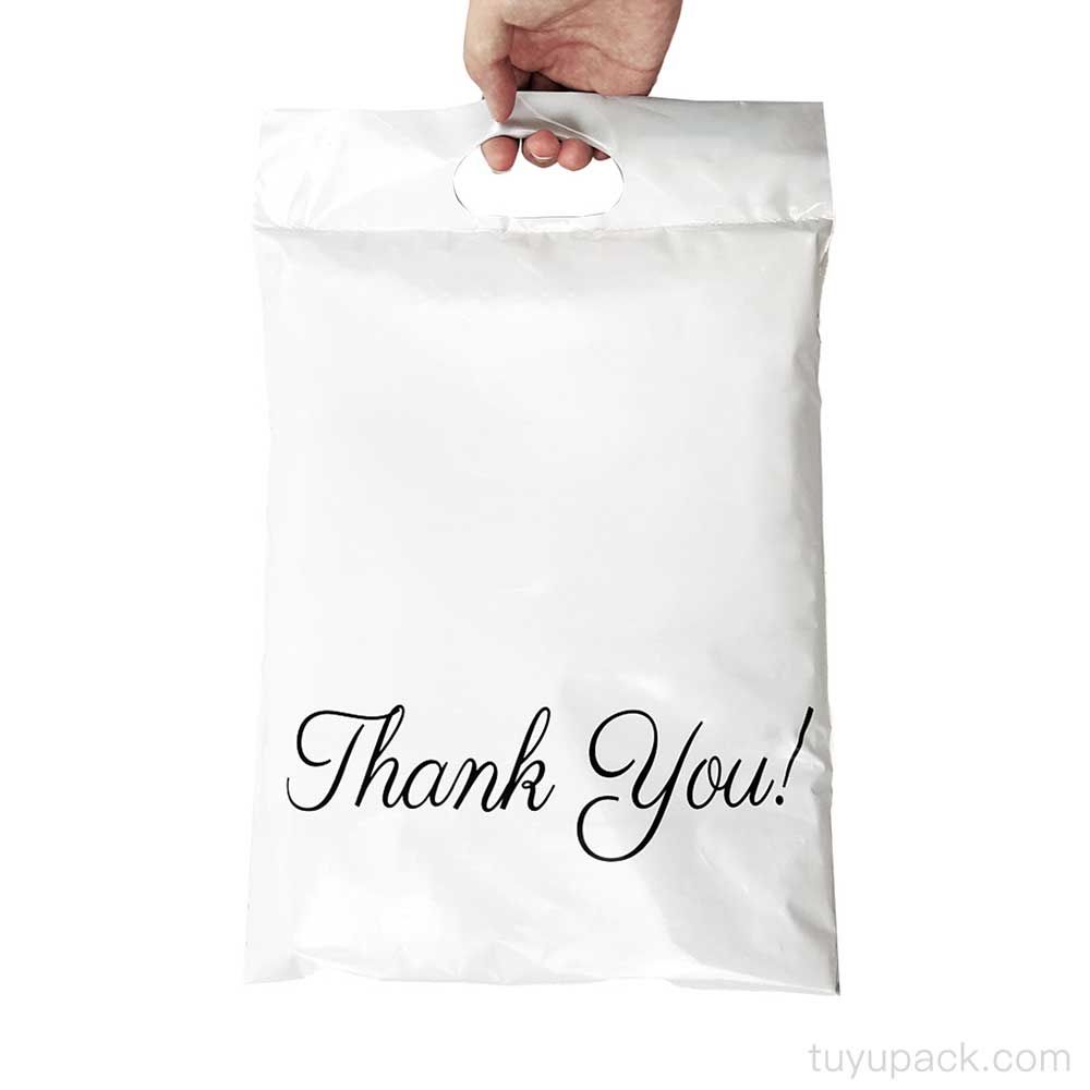 Buy Custom White Handle Mailing Bag For Clothing from Tuyu Package ...
