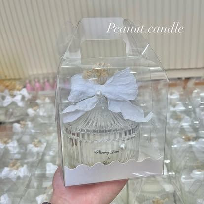 Buy Striped Glass Jar Set from Peanut Candle, Vietnam | Tradewheel.com