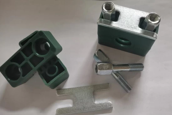 Buy Heavy Duty Overlapping Plastic Pipe Clamps Superimposed Screws ...