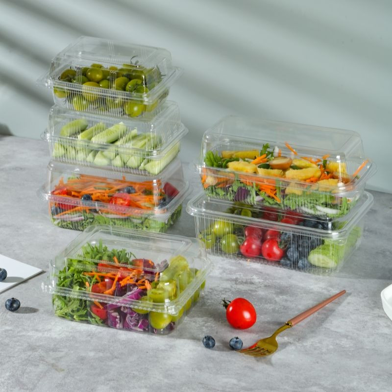 Buy Clear Transparent Square Pet Plastic Cookies Swiss Roll Bread ...
