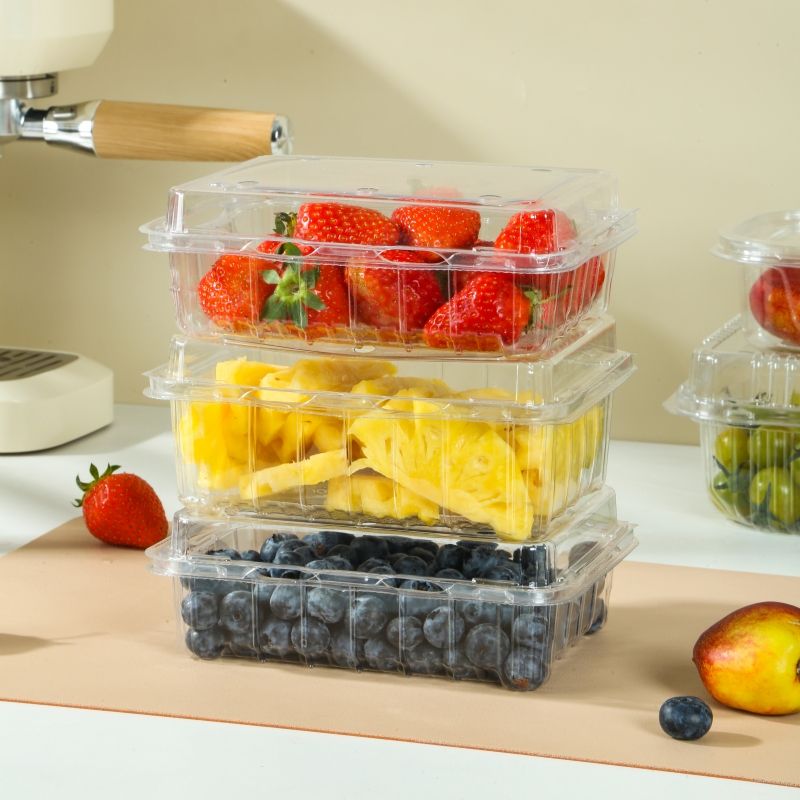 Buy Clear Transparent Square Pet Plastic Cookies Swiss Roll Bread ...